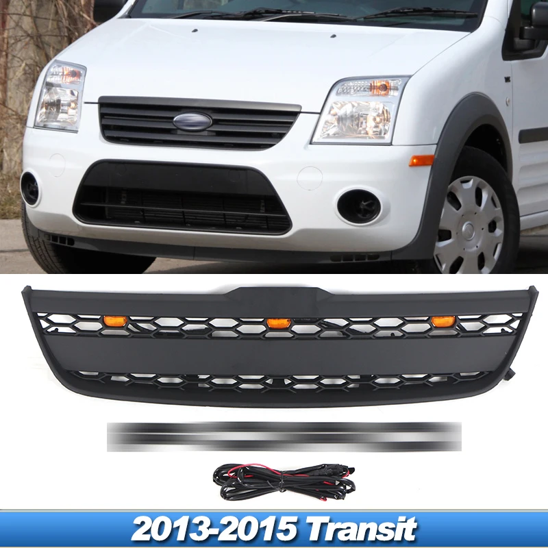 Suitable-for-2010-2011-2012-2013-Ford-Transit-Connect-grille-with-LED ...