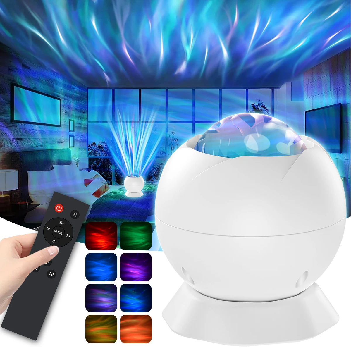 Galaxy-Projector-Light-for-Bedroom-Aurora-Night-Light-Room-Decor-for ...