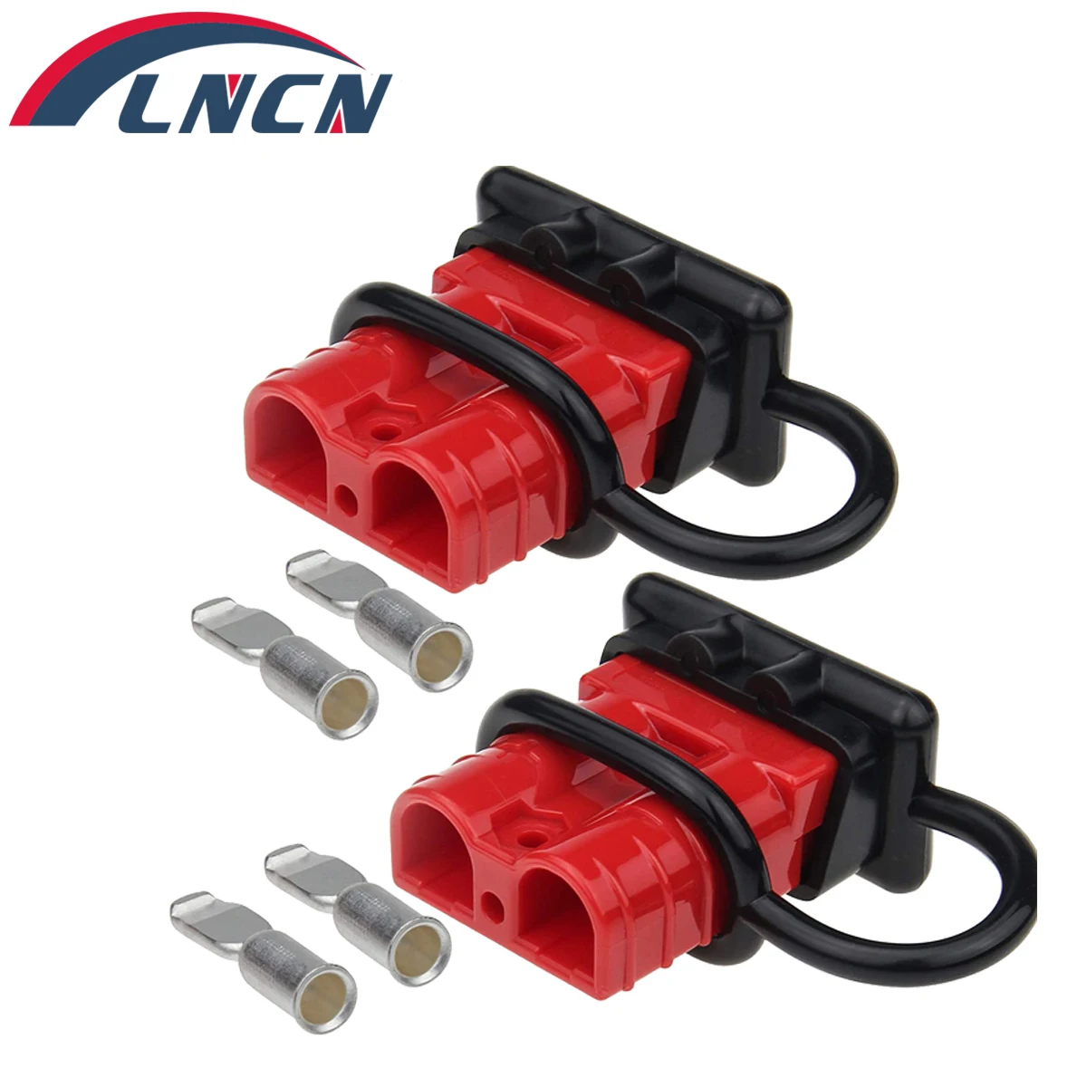 2PCS-50A-Plug-Battery-Trailer-Durable-Quick-Connector-Kit-600V-Winch ...