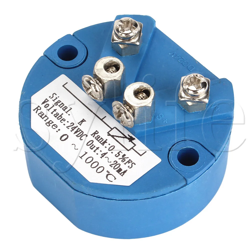 Industrial K Type Thermocouple Temperature Converter With 4-20ma Output ...
