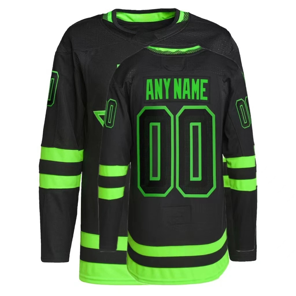 Camiseta de hockey de Dallas con bordado personalizado, uniforme de ...