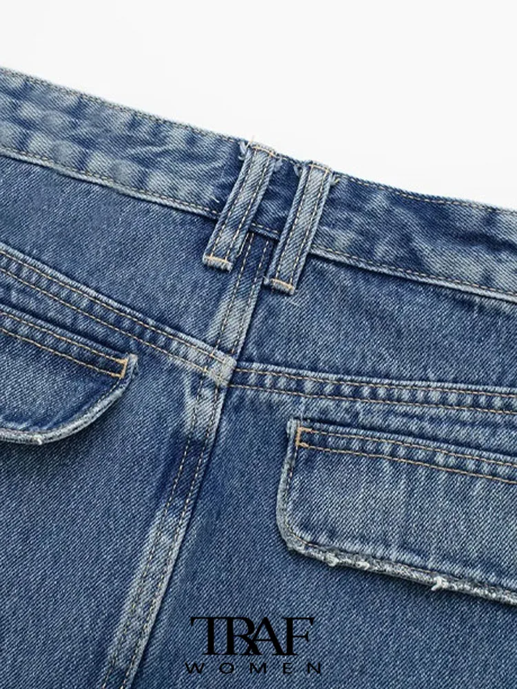 Minifalda de Jean para Mujer, con Bolsillos – LydaMarket