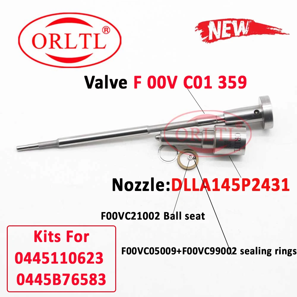 ORLTL-Diesel-Injector-Kits-DLLA145P2431-0433172431-Fuel-Injection-Valve ...
