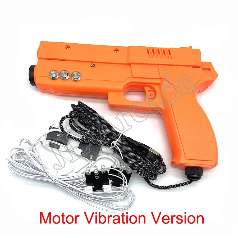 DIY-Arcade-Simulated-Shooting-Gamepad-USB-Light-Gun-with-4-LED-Sensor ...