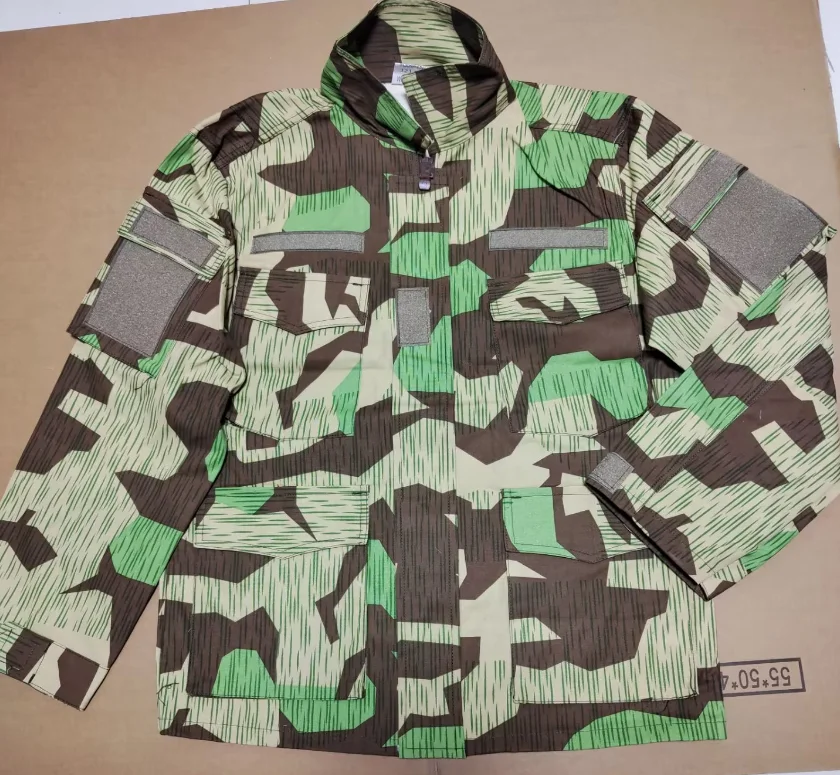 German Splinter Camouflage Uniform Man Green Vintage Include Jacket ...