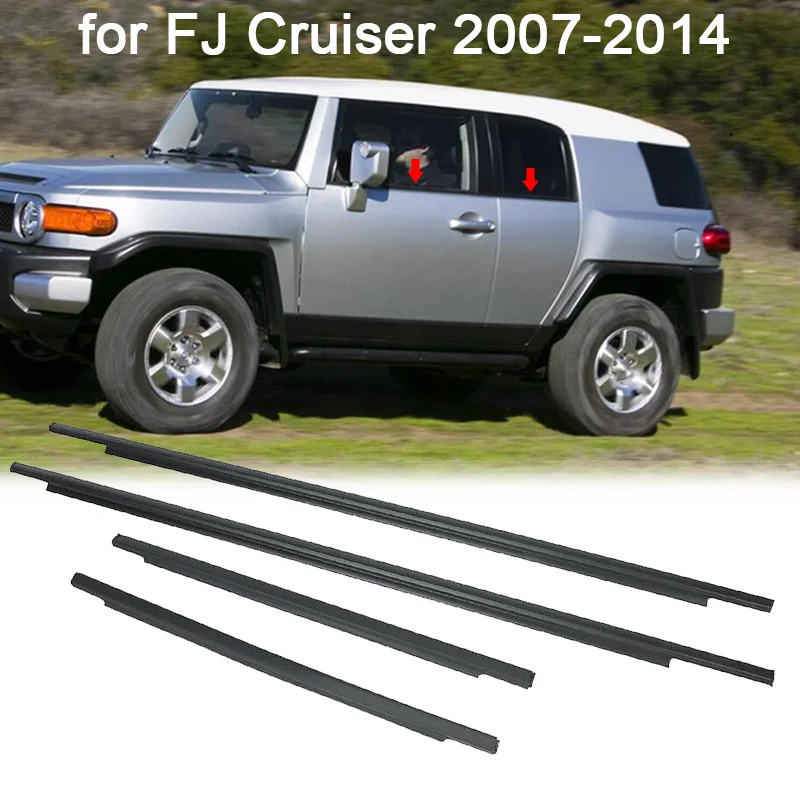 4Pcs/set Window Weather Strip Window Glass Weatherstrip Waterproof ...