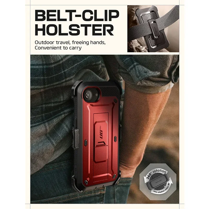Rugged UB Pro Full - Body Phone Case with Built - in Screen Protector ...