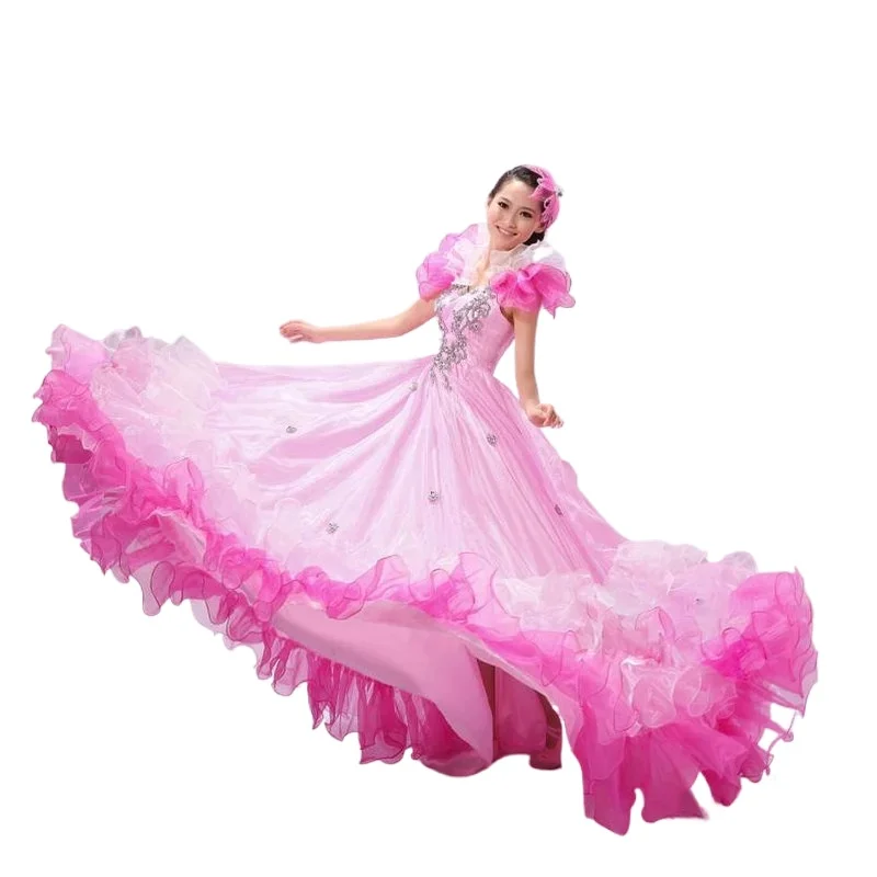 360-Degree-Stage-Performance-Spanish-Bullfight-Belly-Dance-Dress-for ...