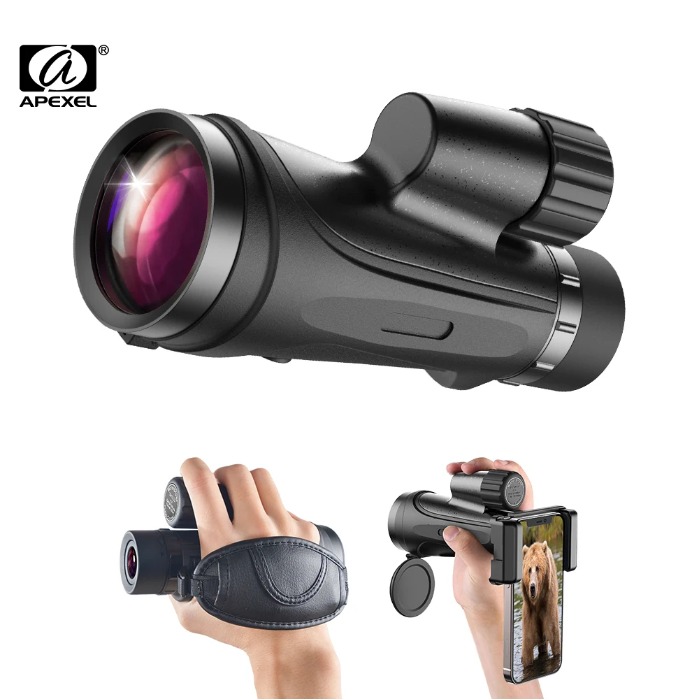 APEXEL-Monocular-Telescope-12x50-ED-Glass-Monoculars-for-Adult-With ...