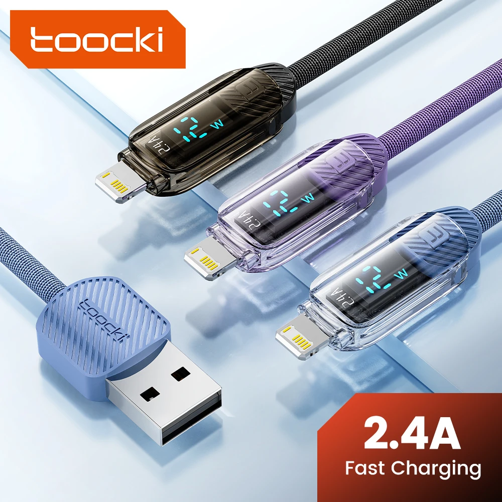 Toocki-USB-Cable-for-iPhone-14-13-Pro-Max-2-4A-PD-Fast-Charging-Charger ...