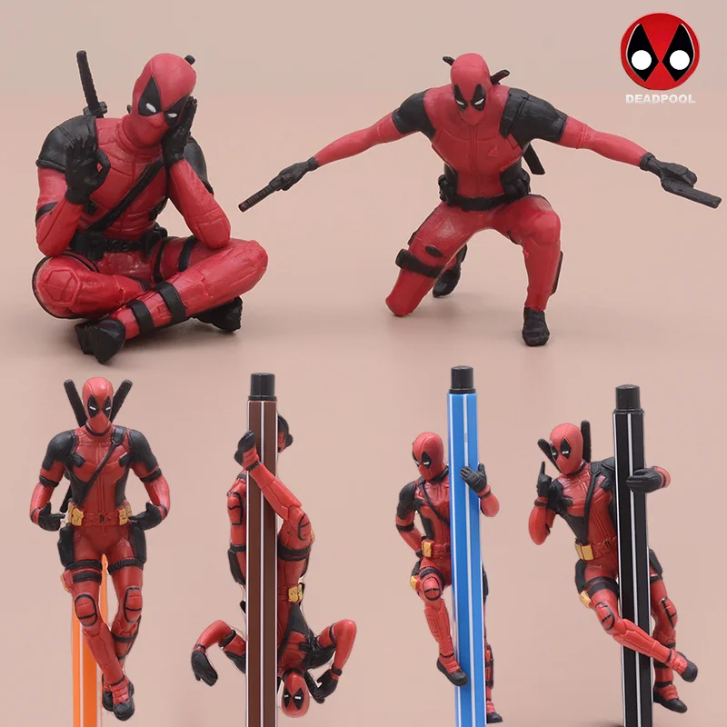 Disney-marvel-deadpool-figura-de-a-o-sentado-combate-postura-modelo ...