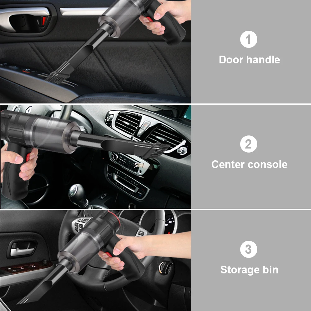 Couleur de base Aspirateur Cyclone puissant sans fil pour voiture et ...