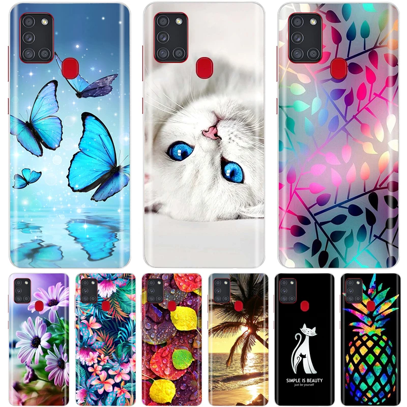 For-Samsung-A21S-Case-Silicone-Cover-Soft-TPU-Back-Cover-Phone-Case-For ...