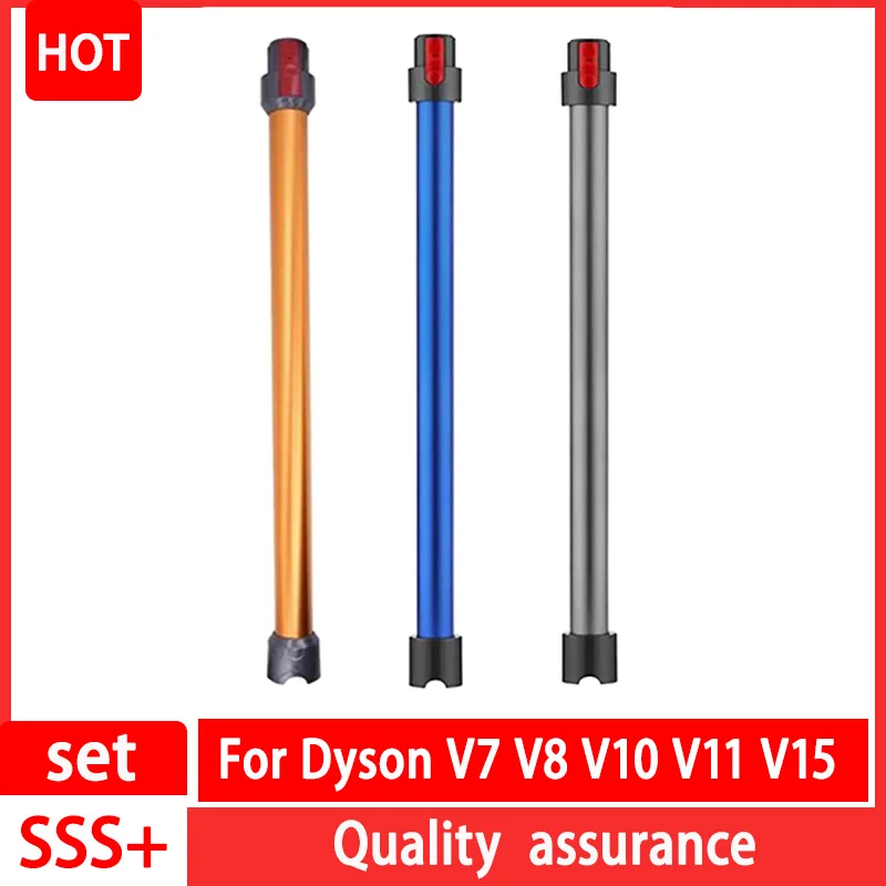 For Dyson V7 V8 V10 V11Telescopic Extension Rod Straight Pipe Metal ...