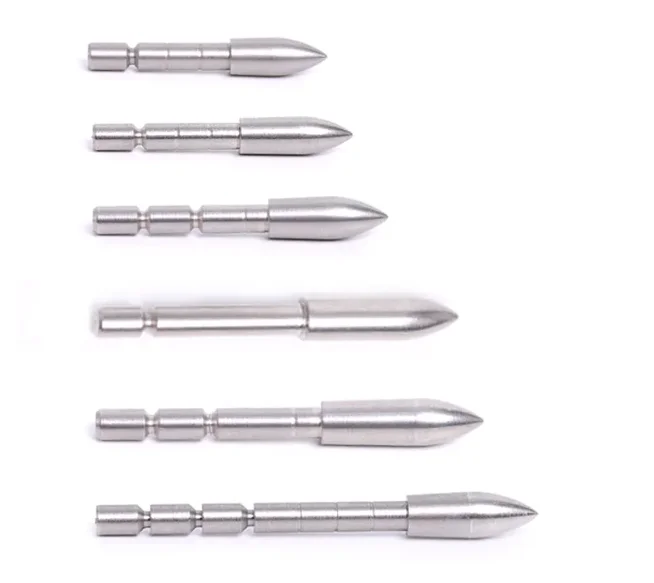 ID4-2mm-70-80-90-100-110-120-Grain-Stainless-Steel-Bullet-Point-Tip ...