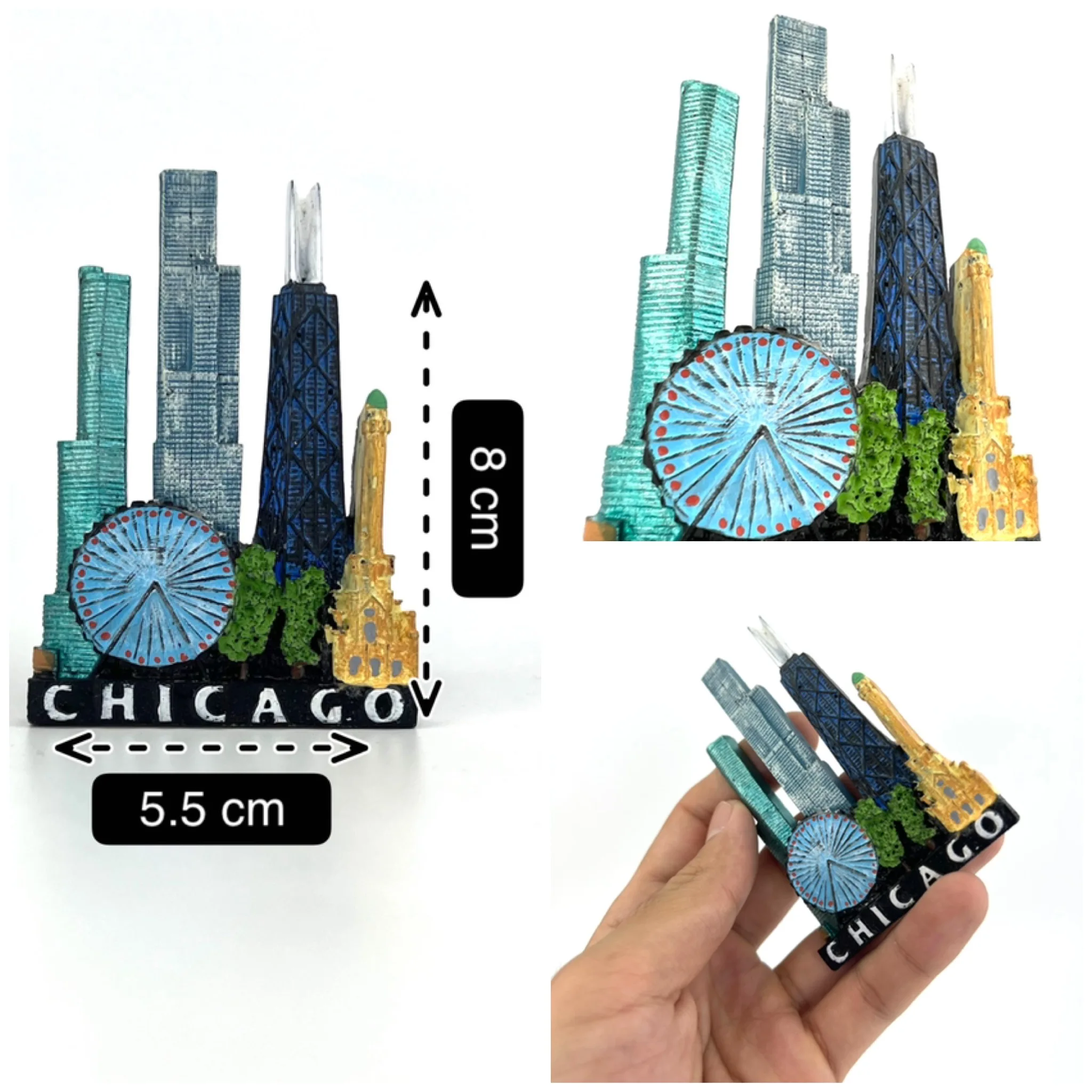 U-S-Tourist-Fridge-Magnet-Souvenirs-Mount-President-National-Park ...