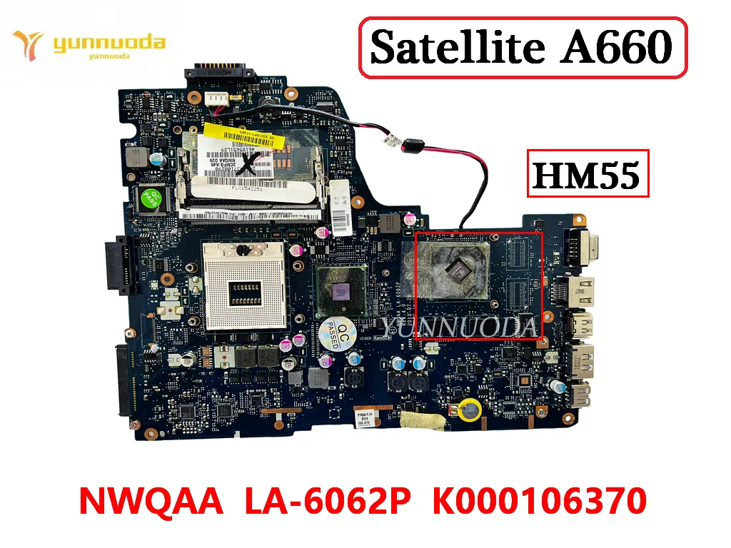 Original-For-Toshiba-Satellite-A660-Laptop-Motherboard-HM55-GT310M ...