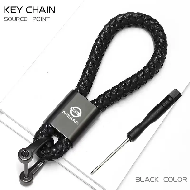 KeyChain Hand Woven Horseshoe Buckle Gifts For Nissan sentra Serena ...