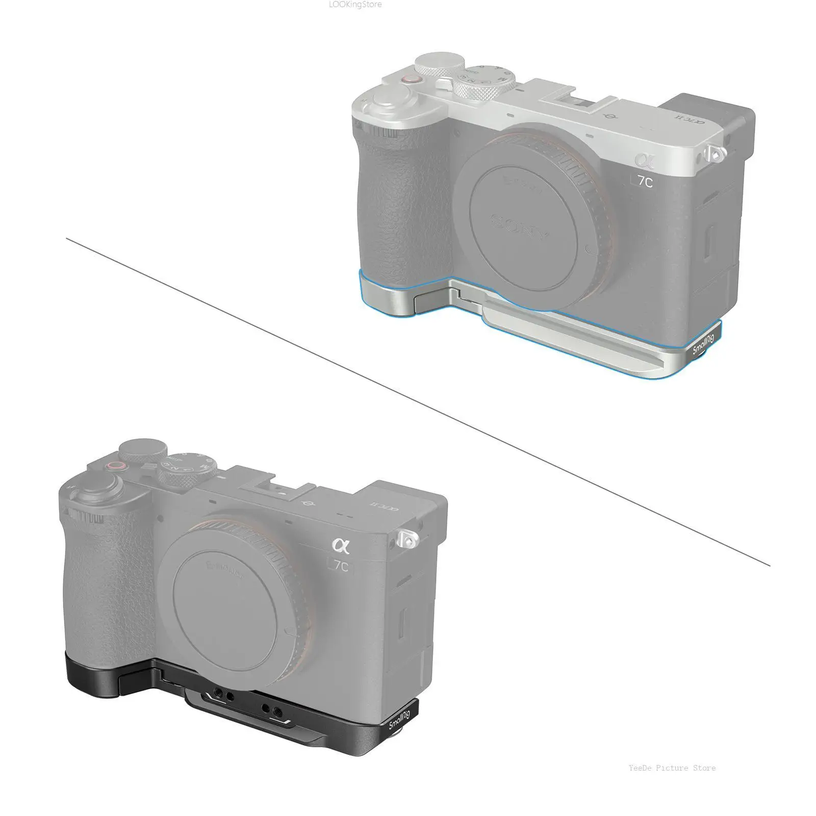 SmallRig-Bottom-Mount-Plate-for-Sony-Alpha-7C-II-Alpha-7CR-Camera ...