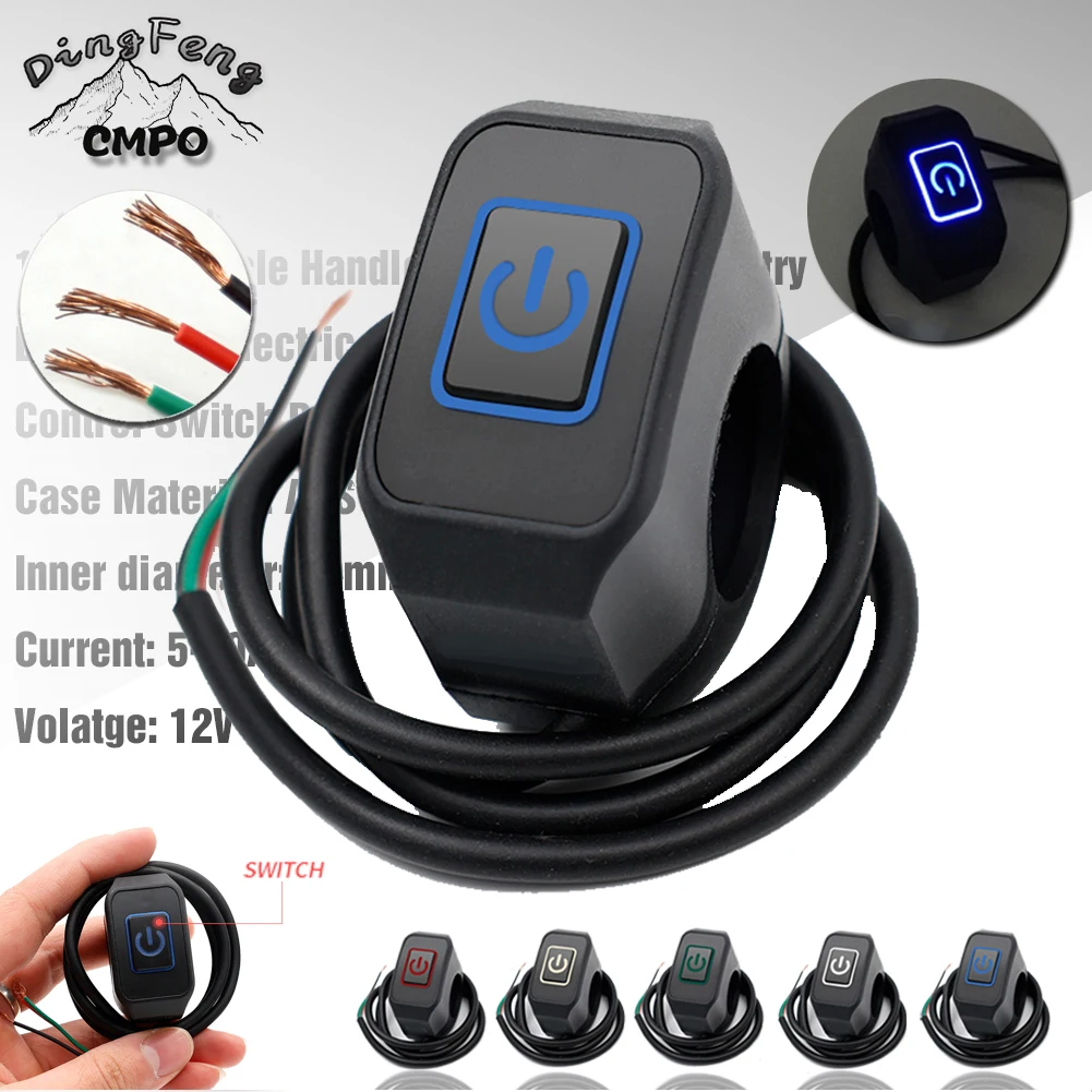 Motorcycle-Modified-Switch-Headlight-Horn-Control-ON-OFF-Buttton ...
