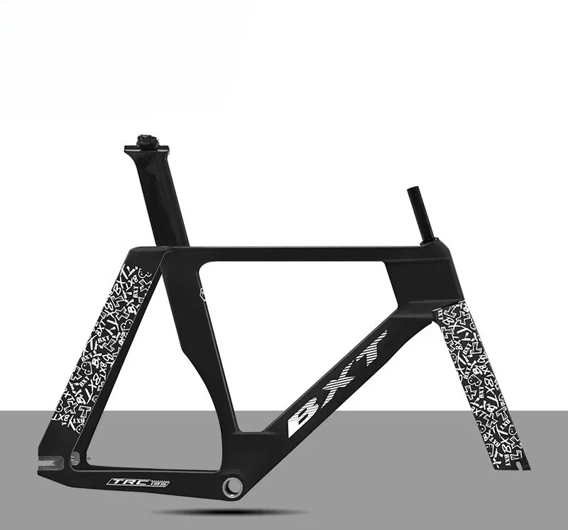 2025 New Exclusive Patent Full Carbon Track Frame Single Speed Carbon ...