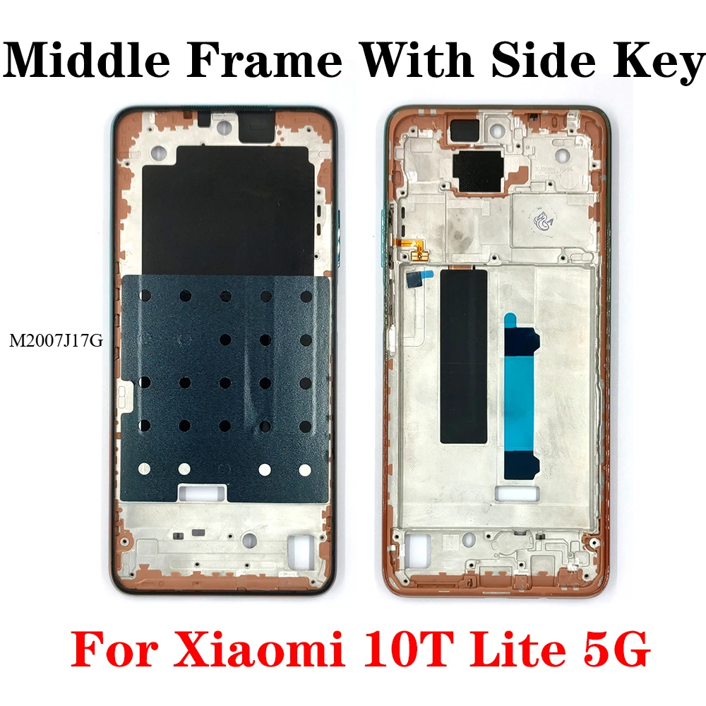 Best Quality Middle Frame For Xiaomi Mi 10T Lite 5G M2007J17G LCD Front ...