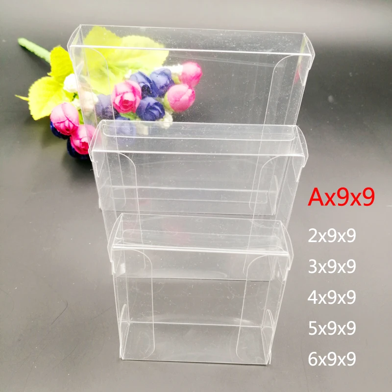 50pcs-Ax9x9-Clear-Transparent-Christmas-Gift-Box-Packaging-Wedding-PVC ...