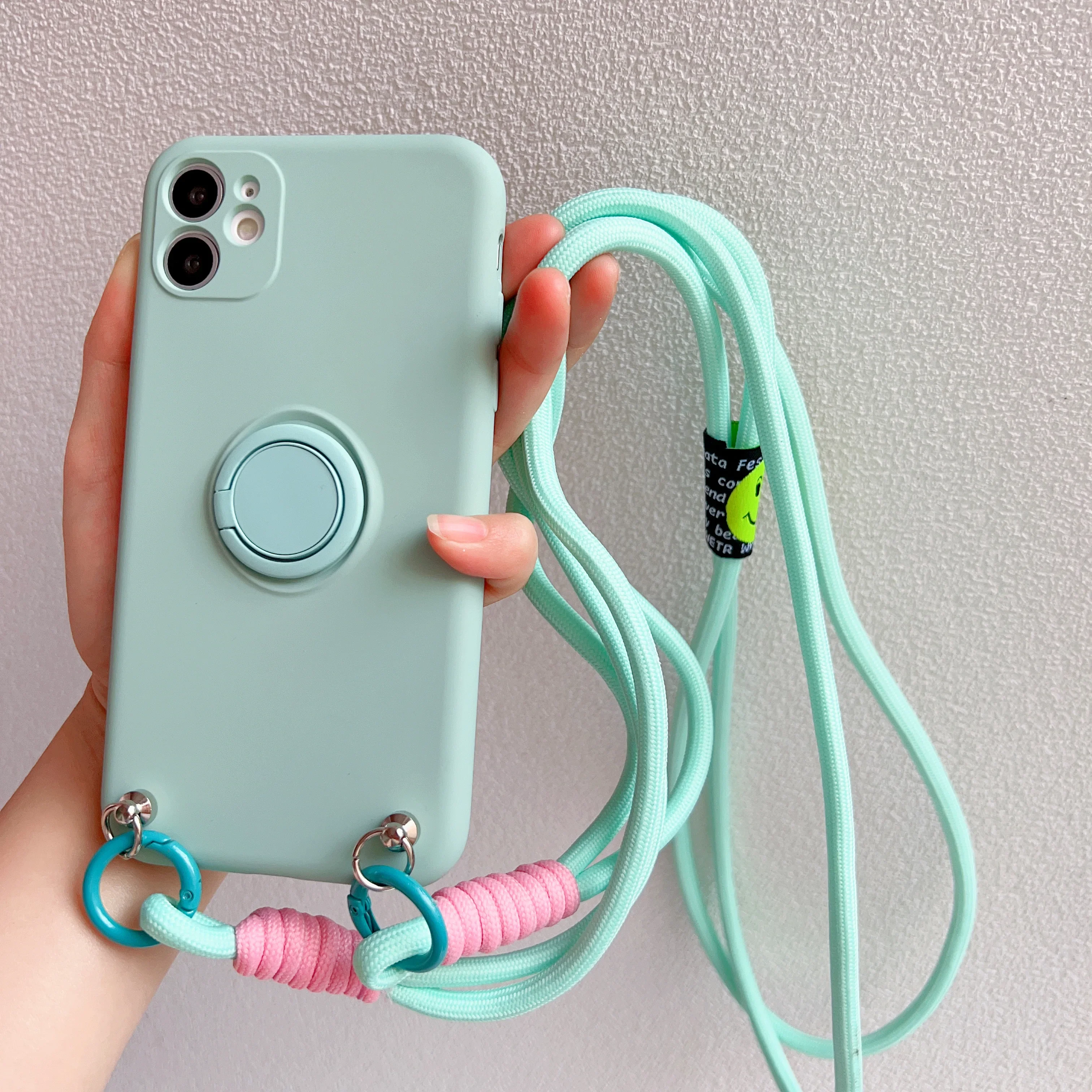 Crossbody-strap-Lanyard-Phone-Holder-Ring-Bracket-Case-For-iphone-15-16 ...