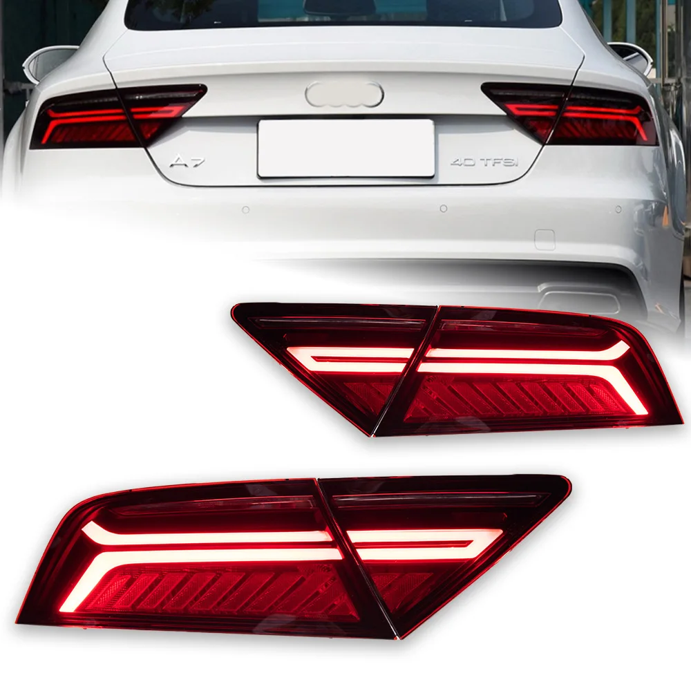 AKD Car Styling for Audi A7 Tail Lights 2011-2018 RS7 LED Tail Light ...