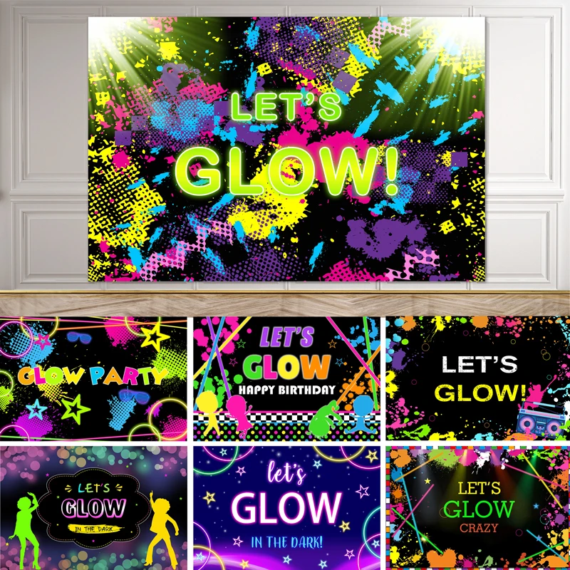 Glow In The Dark Party Backgrounds