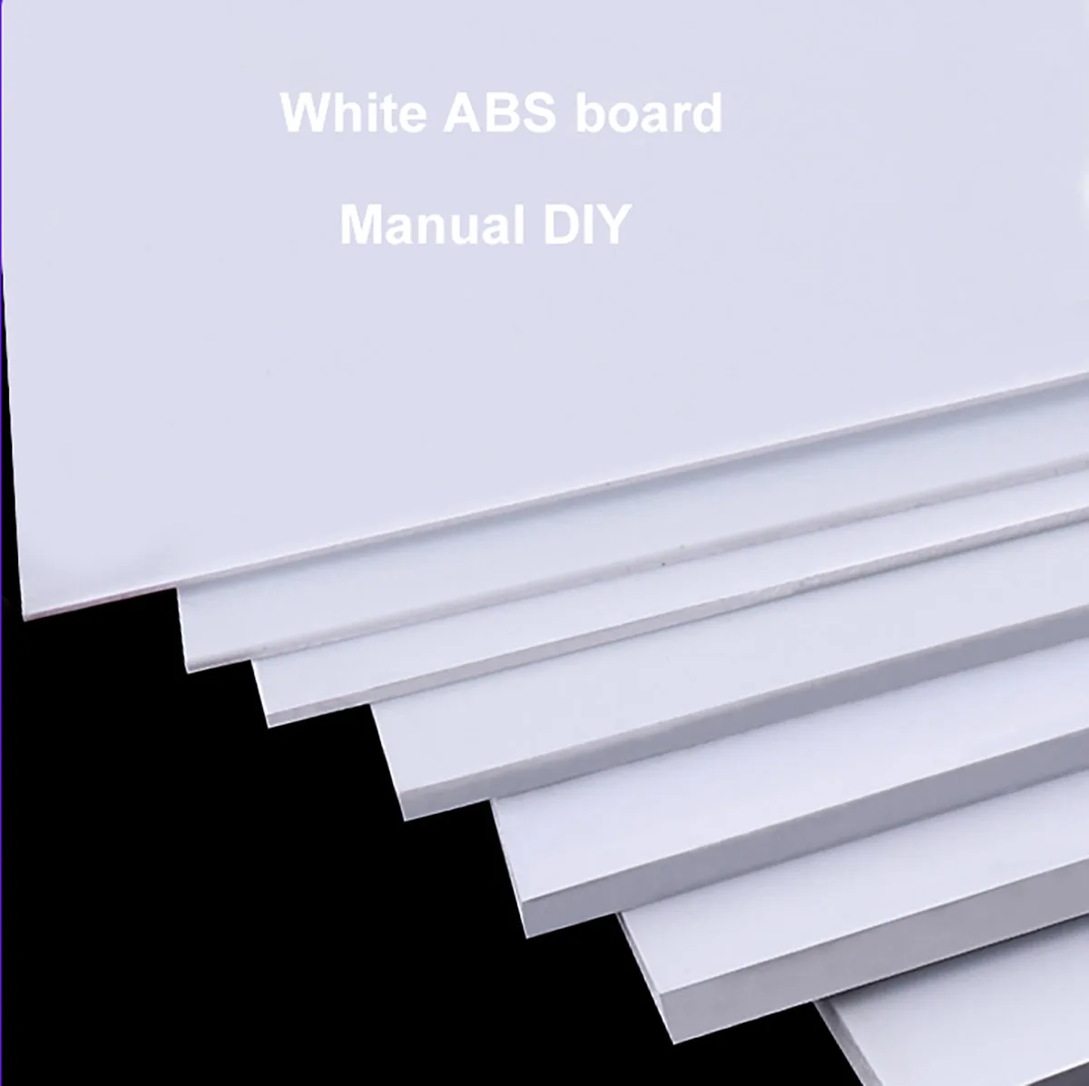 White-ABS-Plastic-Board-Model-Sheet-Material-for-DIY-Model-Part ...
