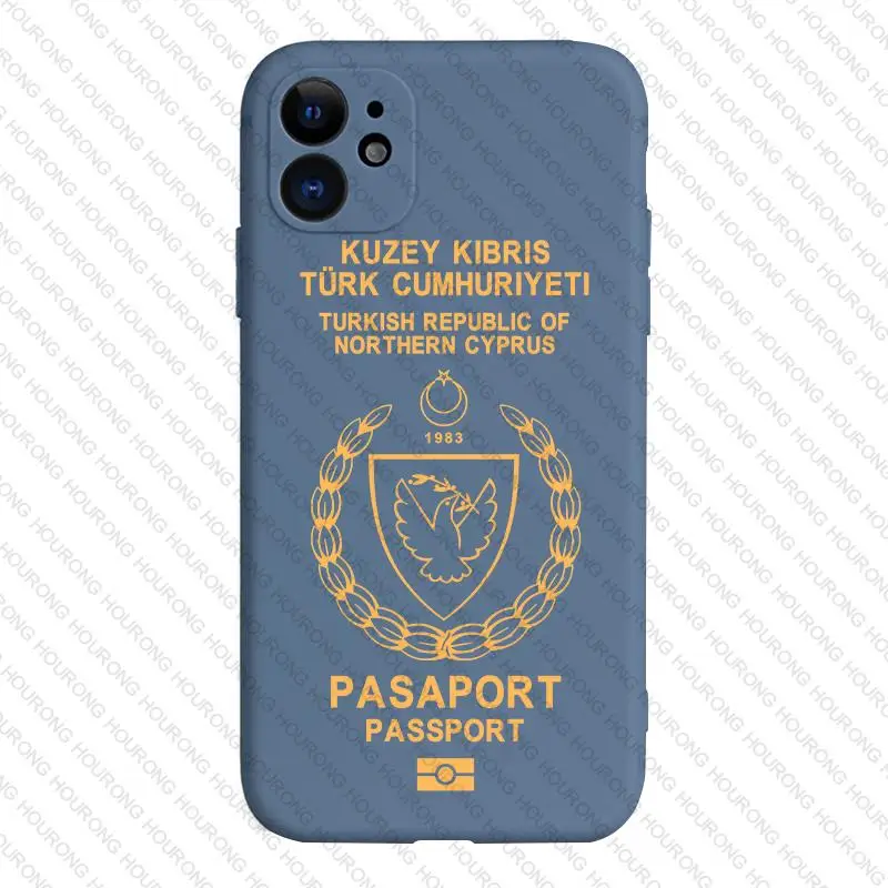 Northern Cyprus Passport Cover Case for IPhone 11 (White)