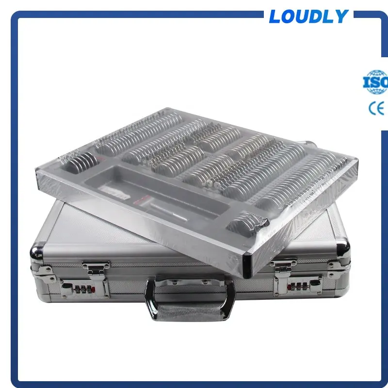 100% New Loudly brand Optical 158 pcs Trial Lens Set Case with Metal ...