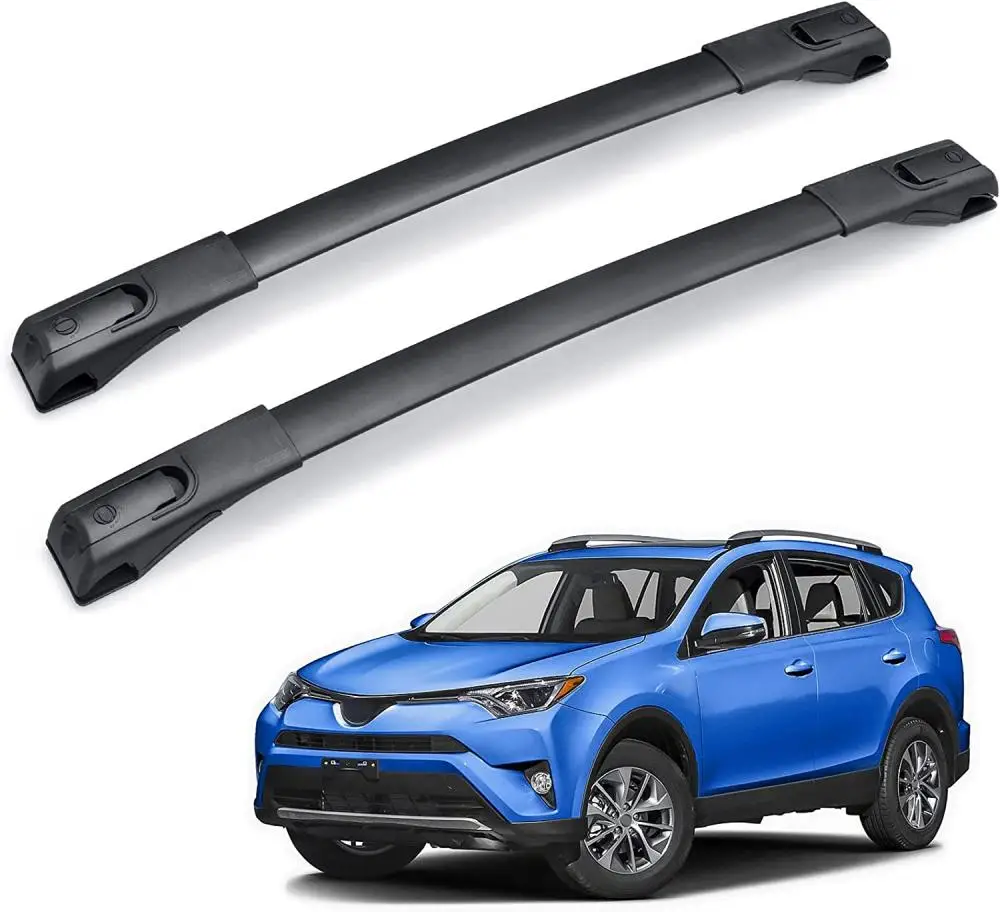 Cross-Bar-Roof-Rack-For-Toyota-RAV4-2013-18-1-Pair-Aluminum-Alloy-Rails ...