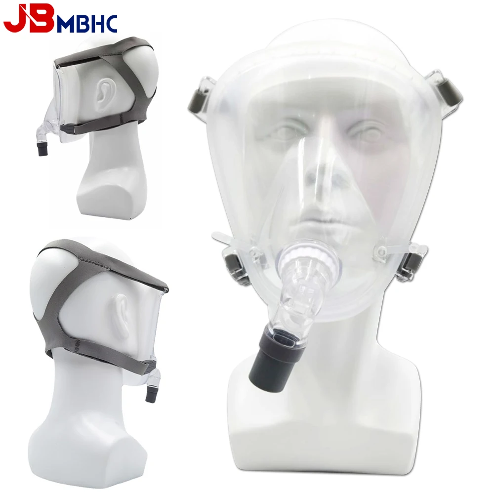 CPAP-Full-Face-Mask-for-Snoring-Sleep-Apnea-Apply-To-Medical-CPAP-BiPAP ...