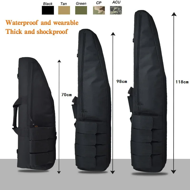 70cm 95cm 118cm Tactical Gun Storage Bag Outdoor Shooting Hunting ...