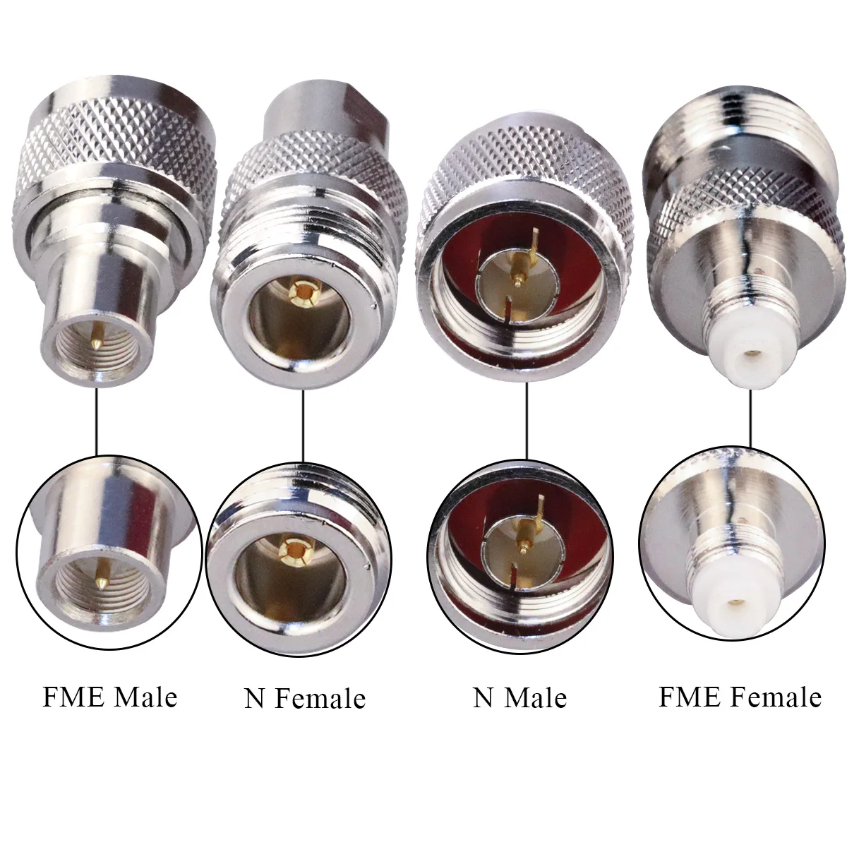CCTV Cable Adapters 4 Type SMA To FME Antenna Adapter Kit - For FPV ...