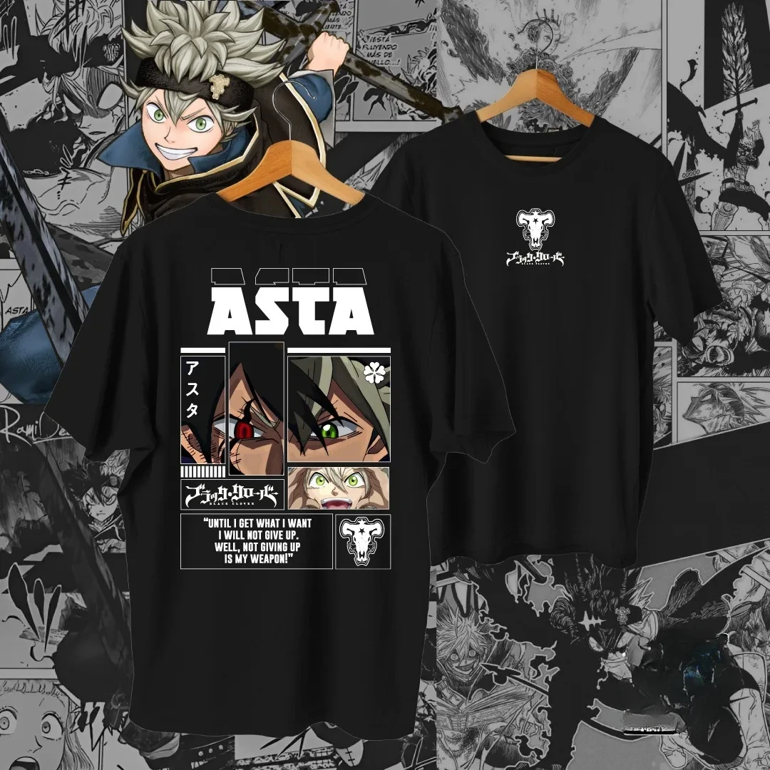 Camiseta-Asta-Yuno-tr-bol-negro-Top-de-Anime-Manga-regalos-para-ni-as ...