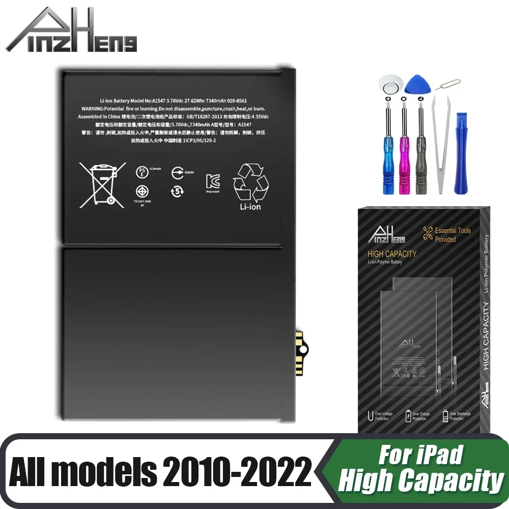 PINZHENG-Tablet-Battery-For-iPad-5-6-Air-1-A1474-A1475-A1893-For-iPad ...