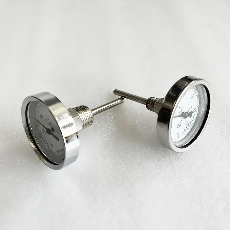 304 Stainless Steel Thermometer With 1/2" Or 1/4" Male Thread For ...