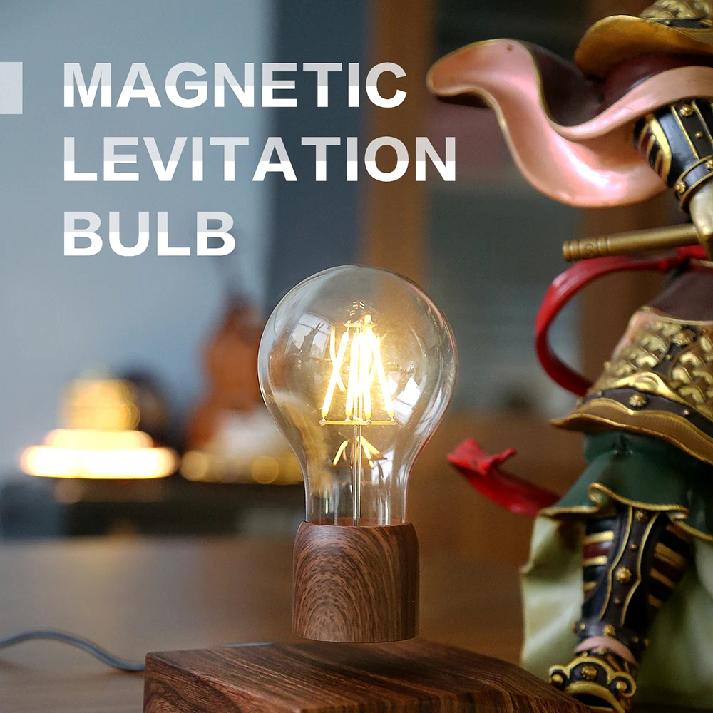 Magnetic Levitation Lamp Creativity Night Light Floating LED Bulb at ...