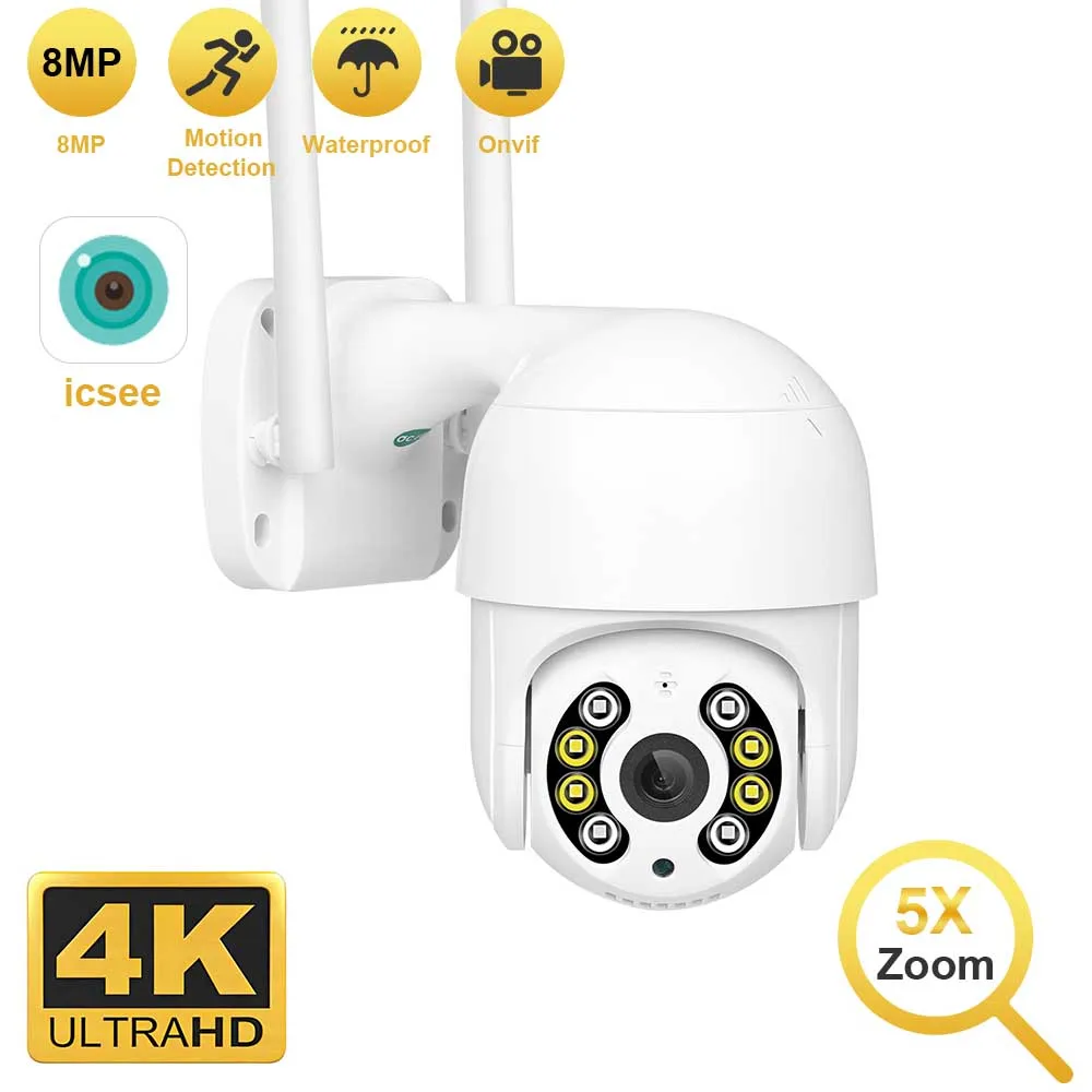 4K-8MP-Wireless-IP-Camera-Outdoor-Security-Wifi-PTZ-Camera-4MP-HD-Auto ...