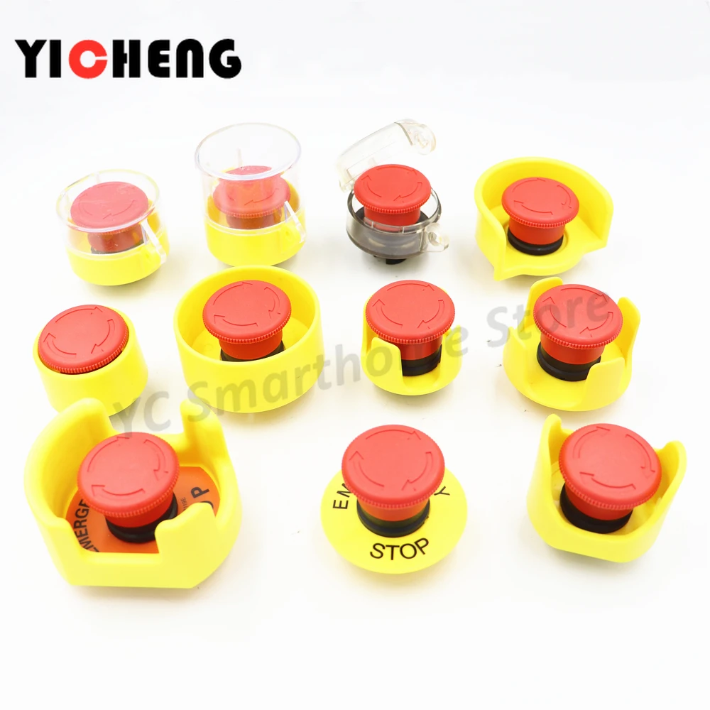 1set Emergency Stop Button Protective Cover,switch Preventing ...