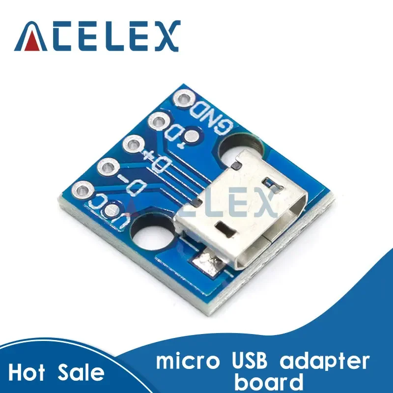 5Pcs-CJMCU-Micro-USB-Board-Power-Adapter-5V-Breakout-Switch-Interface ...