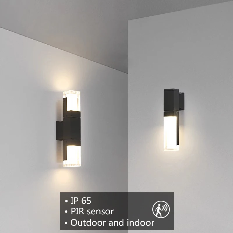 PIR-Sensor-outdoor-wall-lamp-waterproof-courtyard-lamp-modern ...