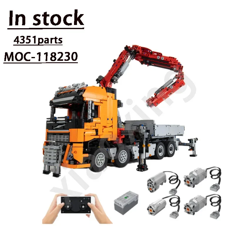 City-Building-Main-Transporter-MOC-118230-Electric-Crane-4351-Parts ...