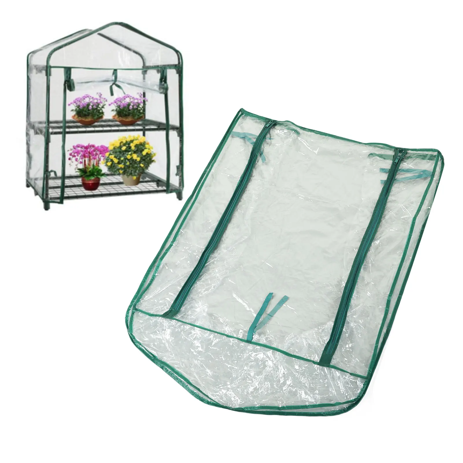 Mini-Greenhouse-Plants-Cover-Replacement-Transparent-PVC-Rain-Proof ...