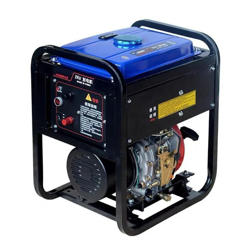 6KW 24V DC generator 24V diesel generator parking air conditioner ...
