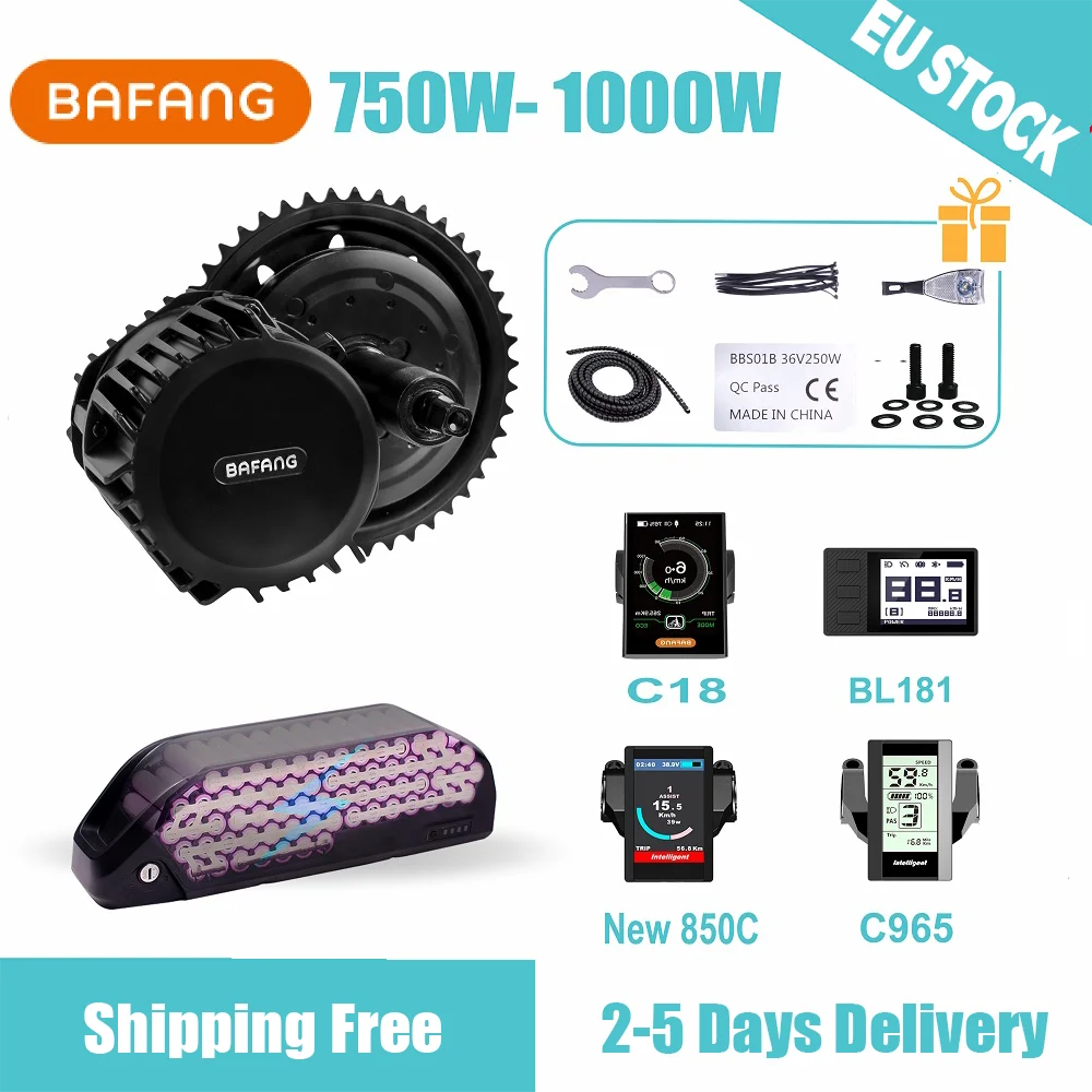 Bafang 750W Mitte Antrieb Motor 8 SPAß BBSHD 1000W 48V 52V Electric ...