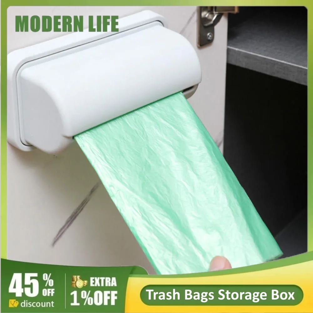 Trash-Bags-Storage-Box-Wall-Hanging-Nail-Free-Plastic-Garbage-Bag ...
